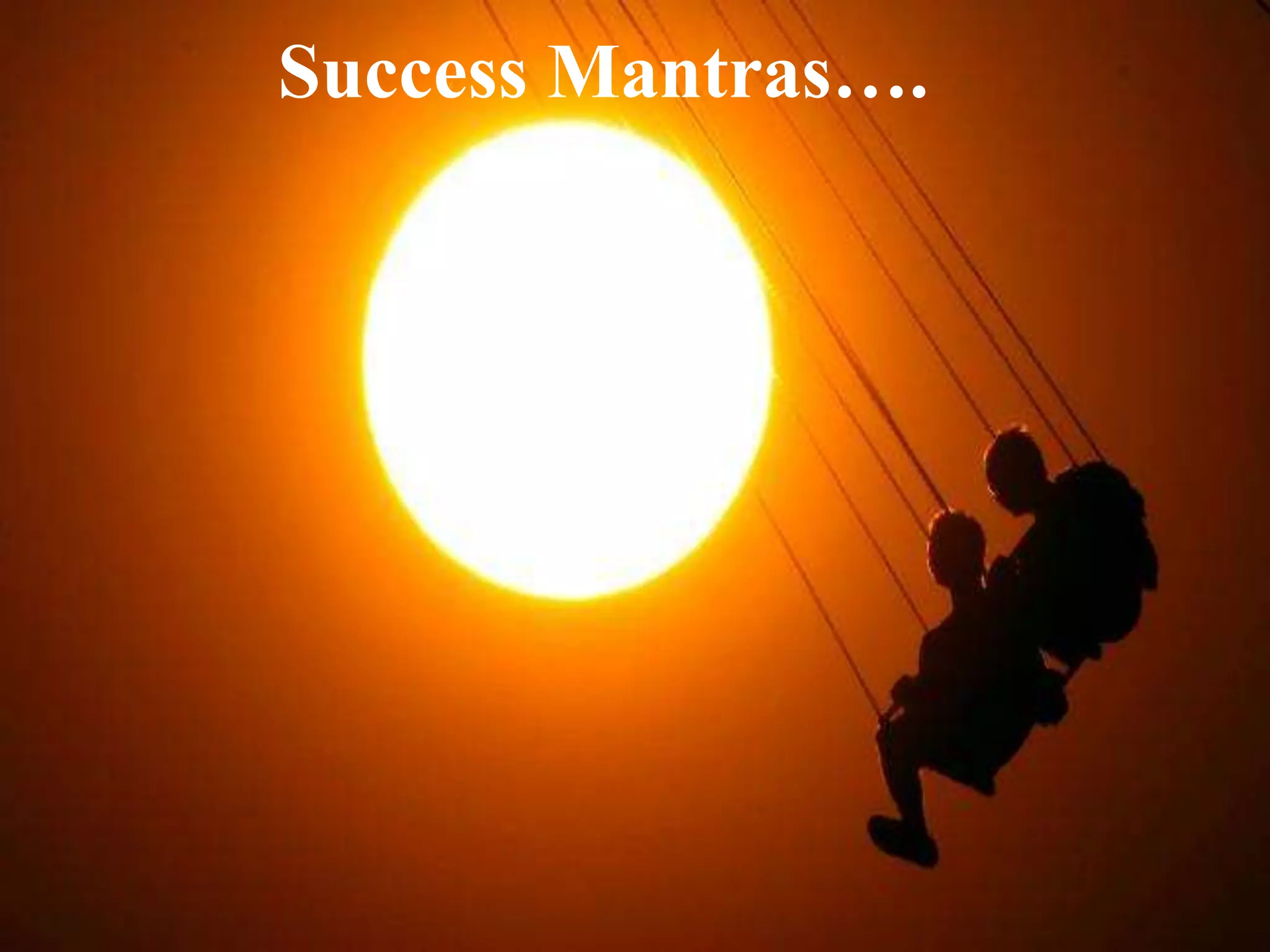 Success mantras | PPTX