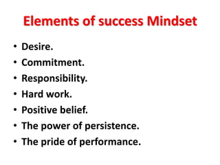 Success mindset | PPTX