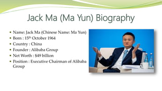 Success of jack ma(ma yun) | PPT