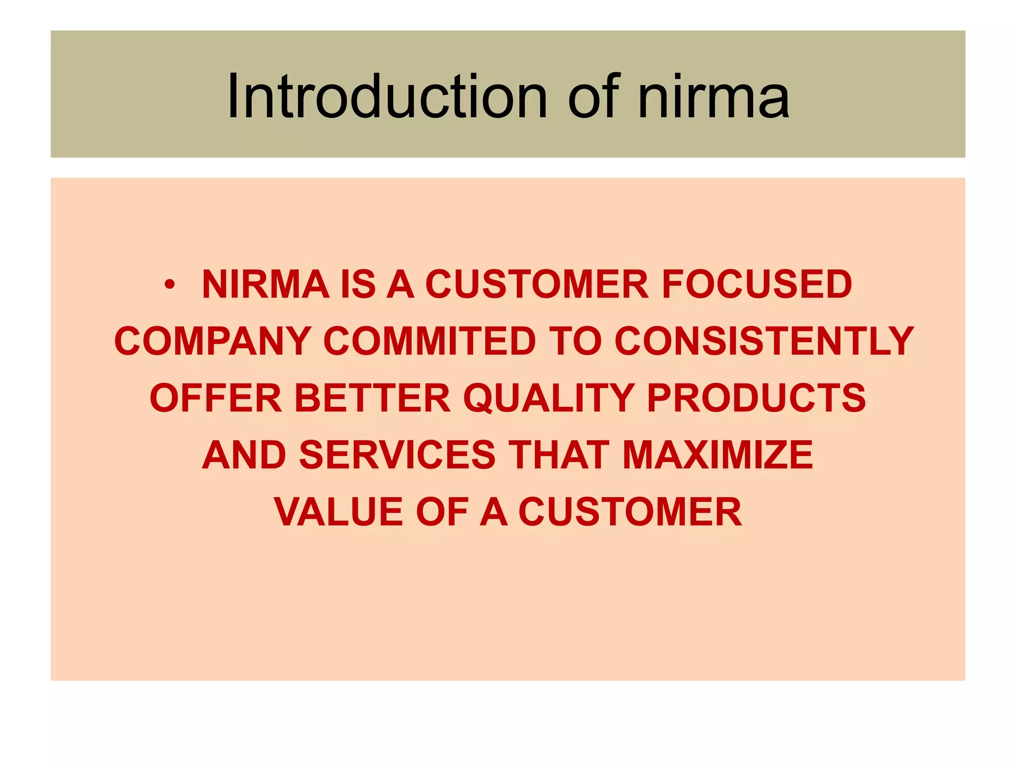 Success of nirma washing powder | PPTX