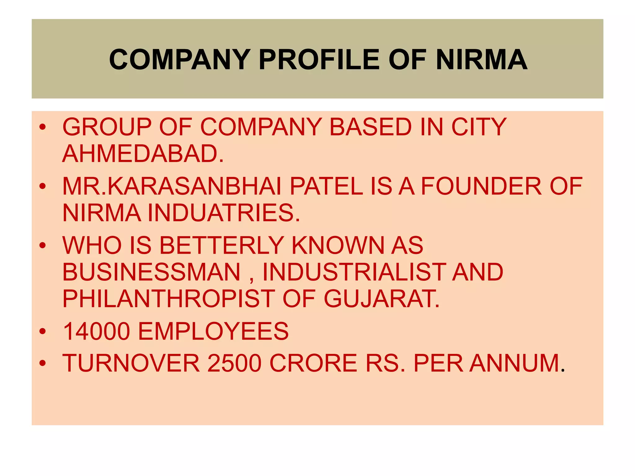 Success of nirma washing powder | PPTX