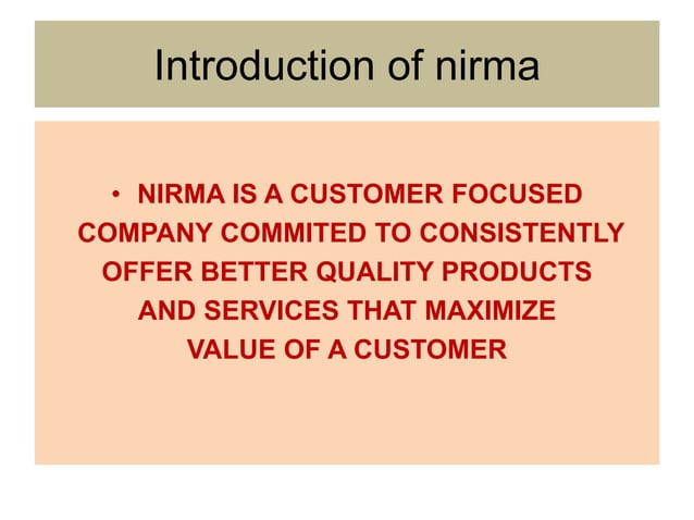 Success of nirma washing powder | PPTX | Business | Business and Finance