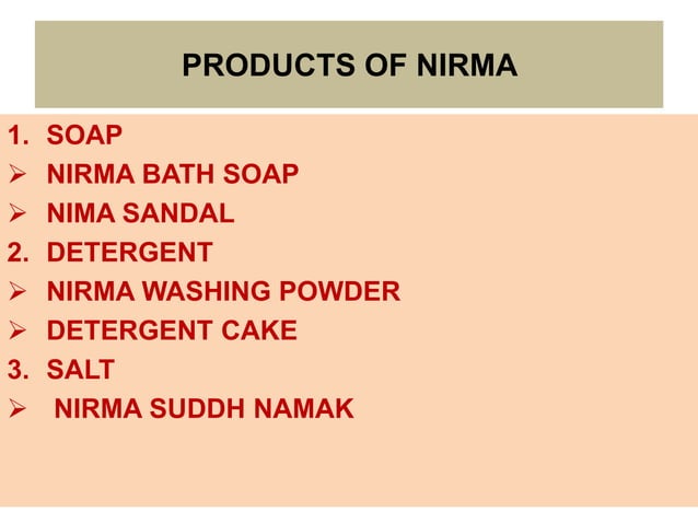Success of nirma washing powder | PPTX | Business | Business and Finance