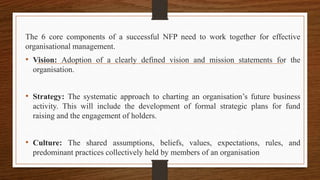 Success of non profit organisations | PPTX | Non-Profit Organizations ...