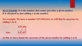 Successor and predecessor | PPTX