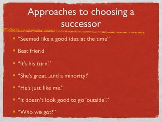 Successor assessment | PPT