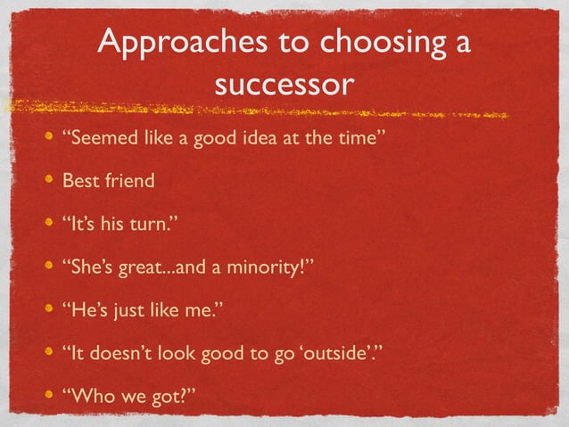 Successor assessment | PPT | Resume Writing and Advice | Job Search
