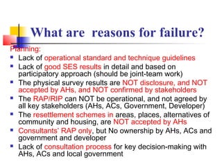 Success or failure perspectives from hydropower resettlement | PPT