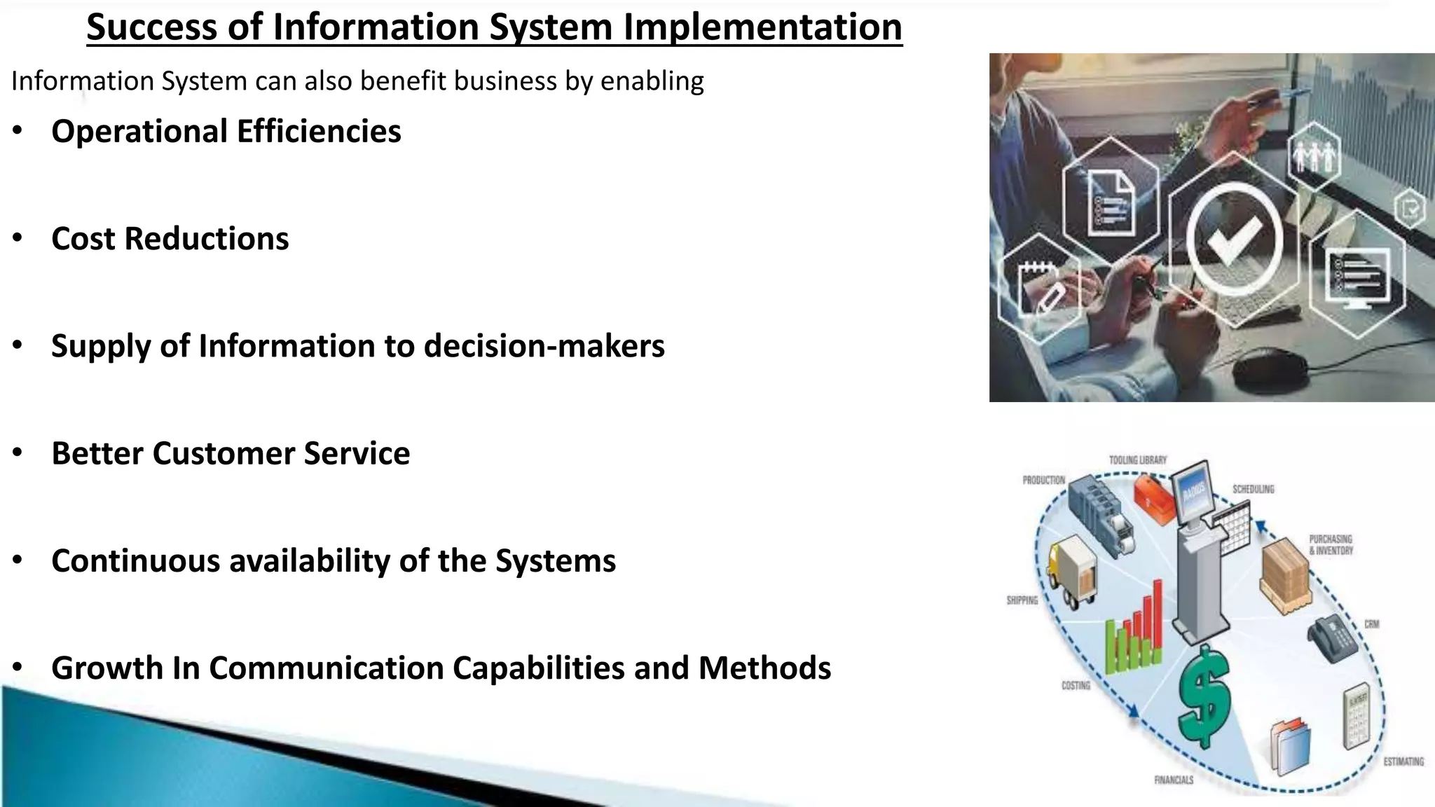Success or failure of information system implementation | PPTX