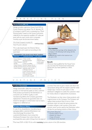 Success plan Vestige | PDF | Sales | Business