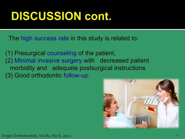 Success rate of miniplate anchorage for bone anchored maxillary protraction | PPTX
