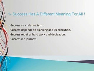 10 Rules of Success || Aamir Daniyal | PPTX