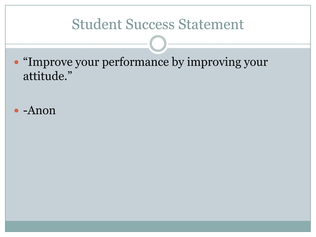 Success statements | PPTX