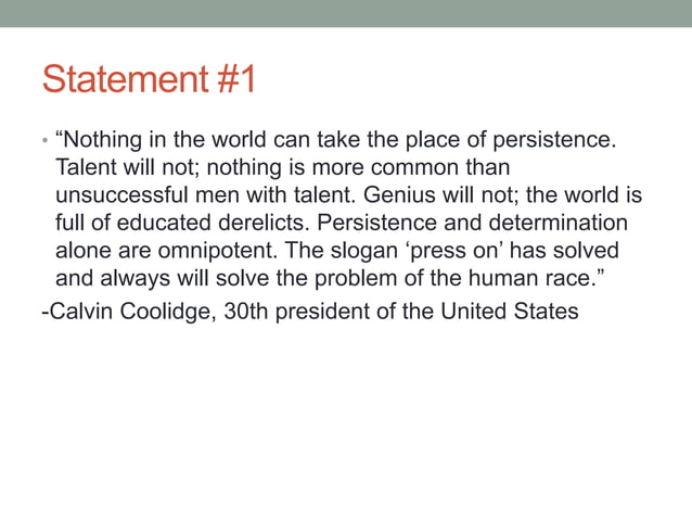 Success statements | PPTX