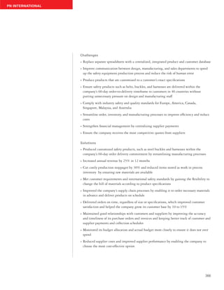 Filix Consulting - PN International Case Study | PDF | Manufacturing ...