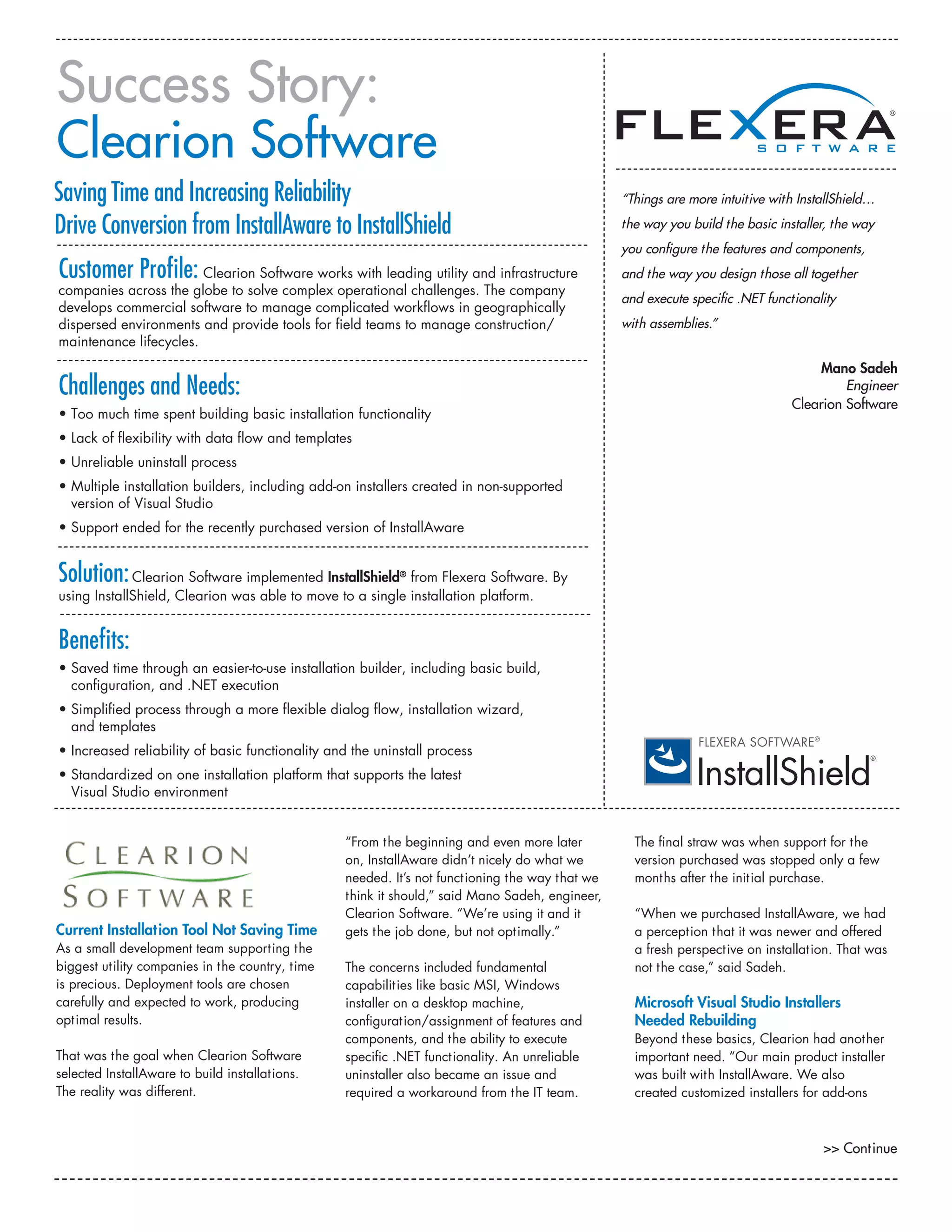 Success Story: Clearion Software | PDF | Shareware and Freeware ...