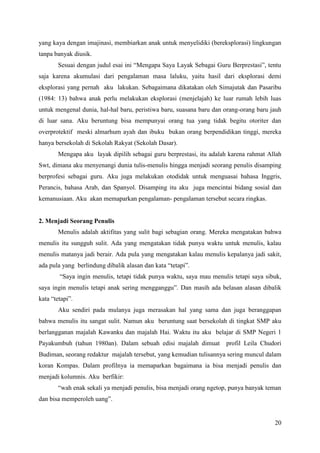 Success story pengalaman menjadi guru berprestasi tingkat nasional | PDF