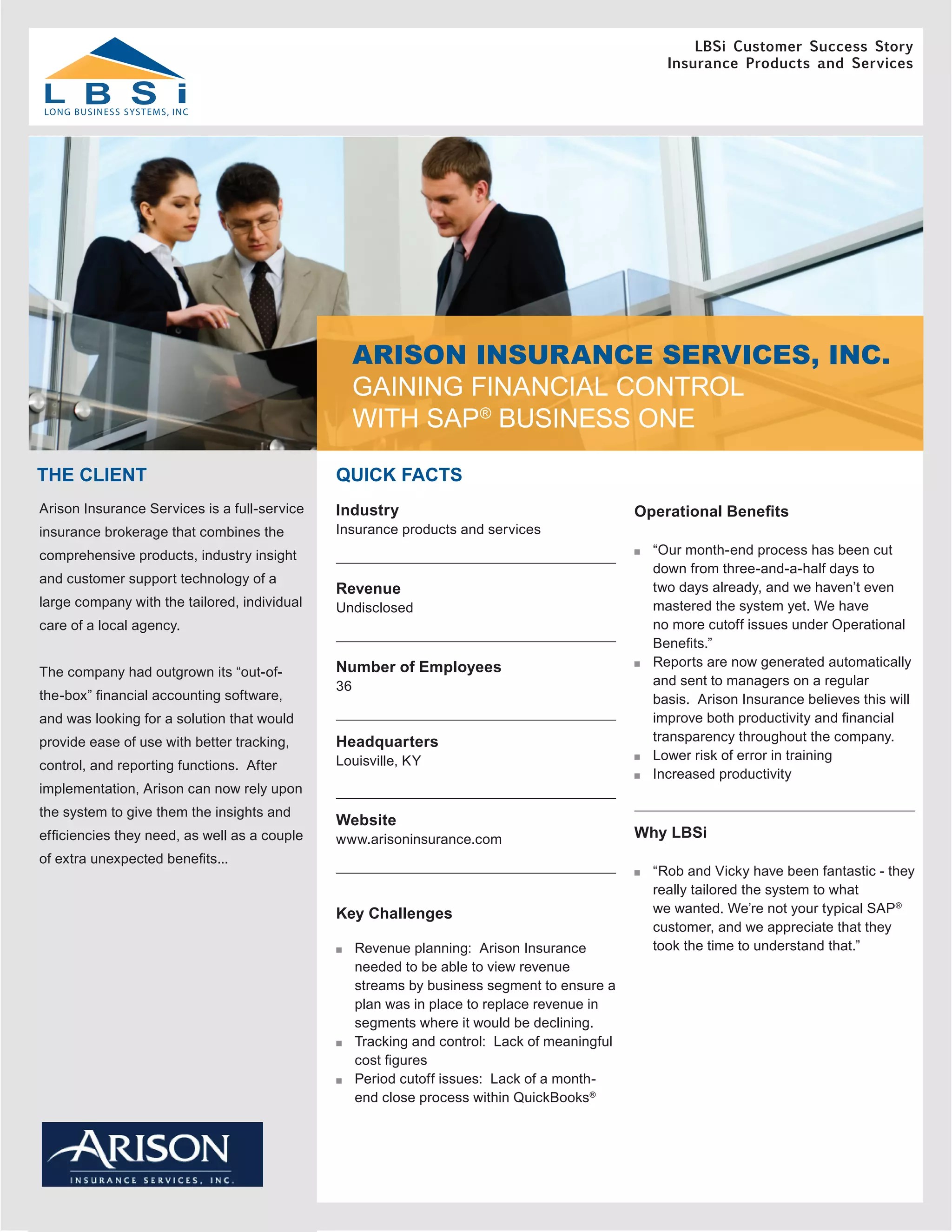 SAP Business One Success Story | PDF