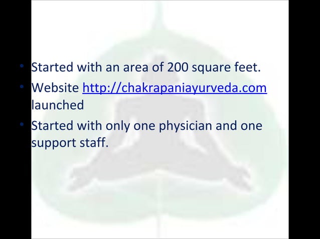 Success story of chakrapani ayurveda 2015 | PPT