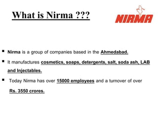 Success story of nirma with kersan bhai patel | PPTX