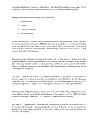 Success Story of SACDECO | DOC