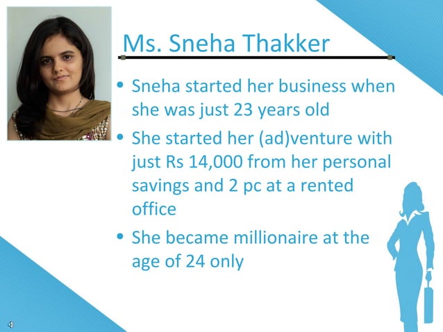 Success story of Sneha Thakker | PPT