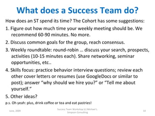 Success Teams Workshop4 Li 06.09