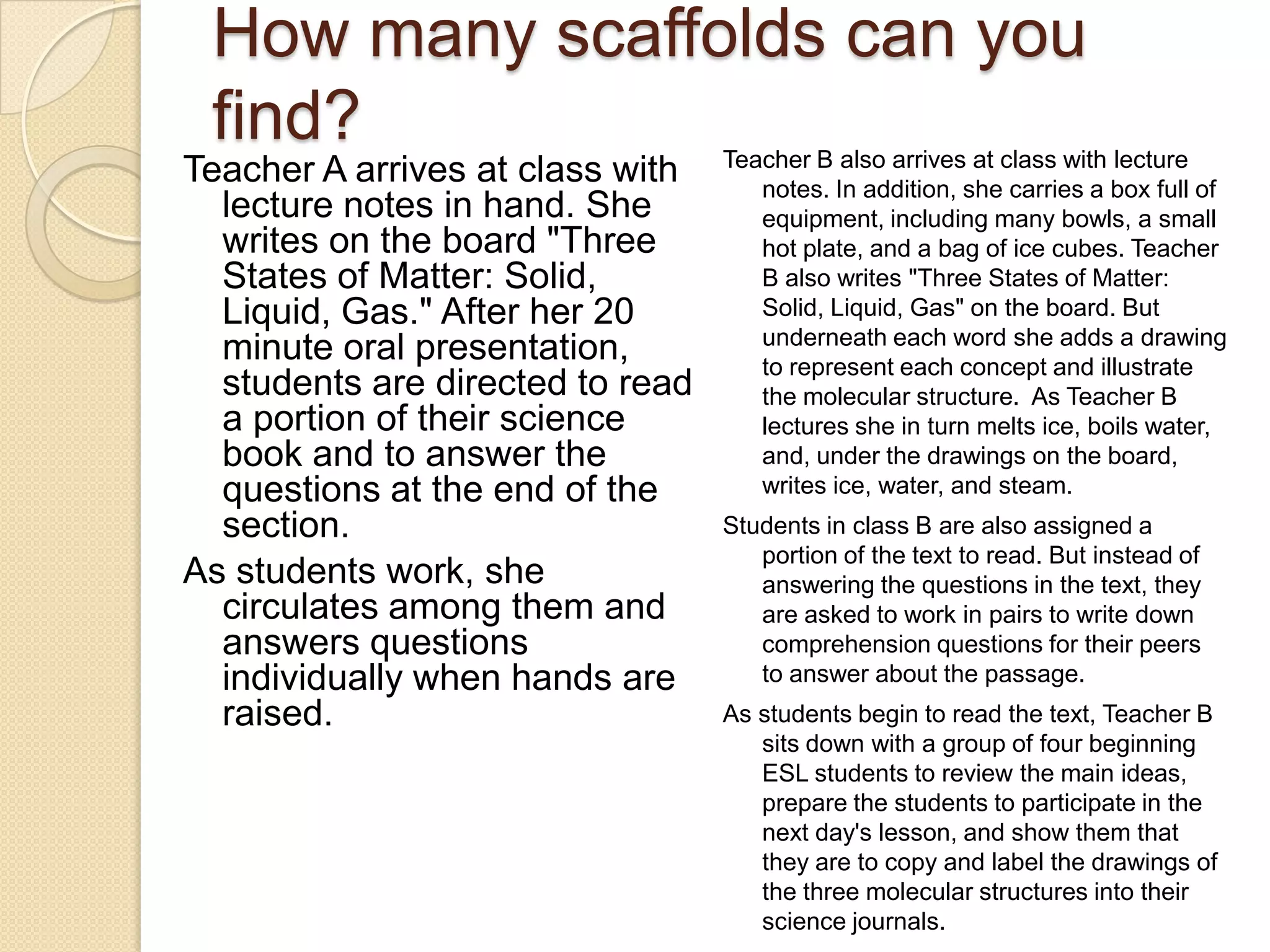 Success through Scaffolding | PPTX