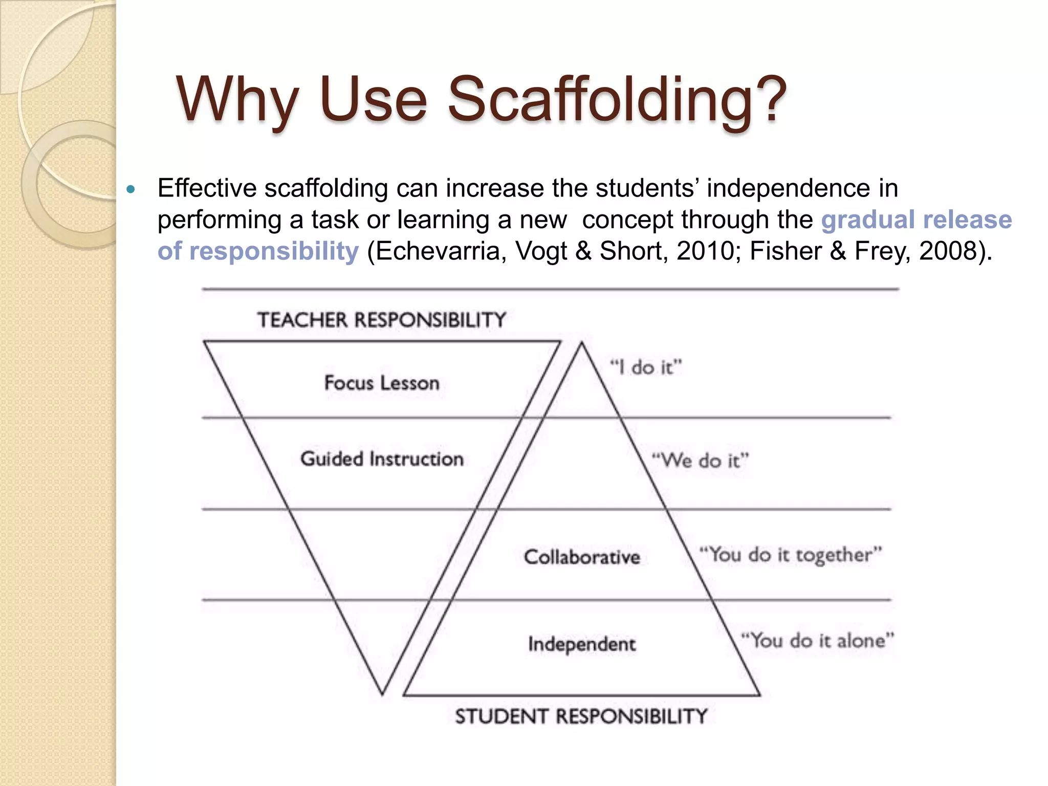 Success through Scaffolding | PPTX