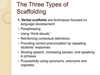 Success through Scaffolding | PPTX