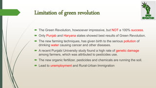 Succes story of green revolution | PPTX