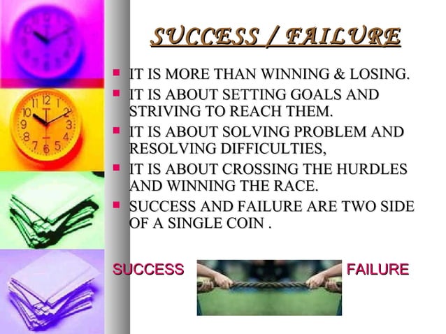 Success versus failure | PPT | Business and Finance