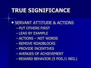 Success Vs. Significance | PPT
