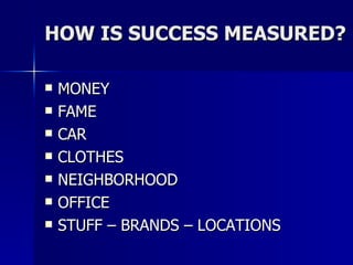 Success Vs. Significance | PPT