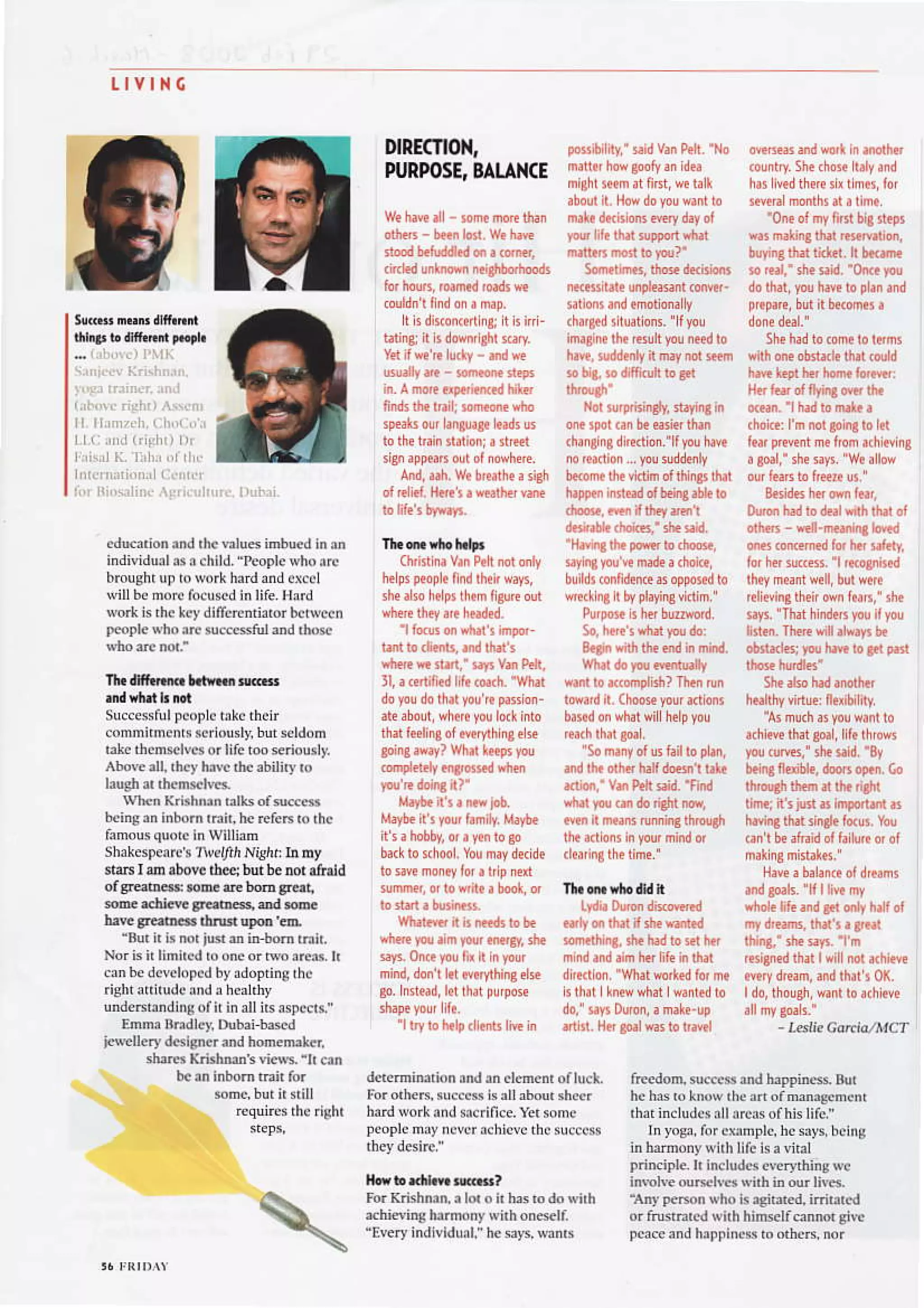 Friday Magazine - 2008, 29 Feb. - Success write up | PDF