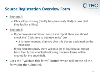 Succes wtih MassDEP Source Registration Reporting | PPTX