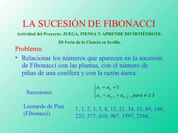 Sucesión de Fibonacci
