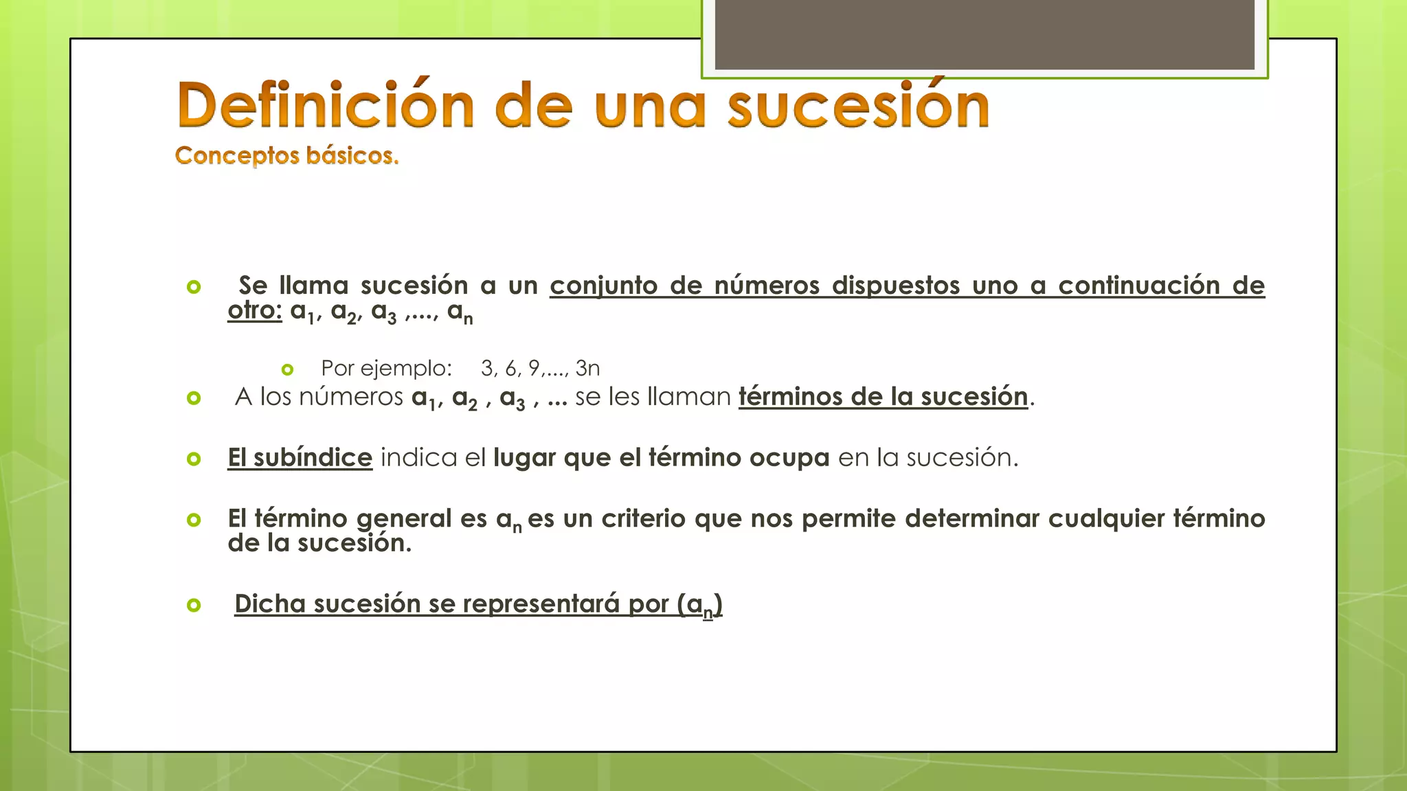 Sucesiones aritméticas y geométricas | PPTX | Science