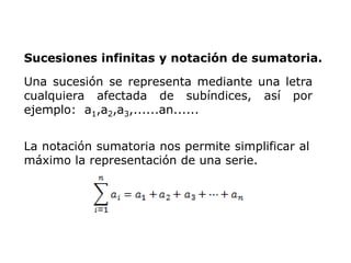Sucesiones y series | PPTX