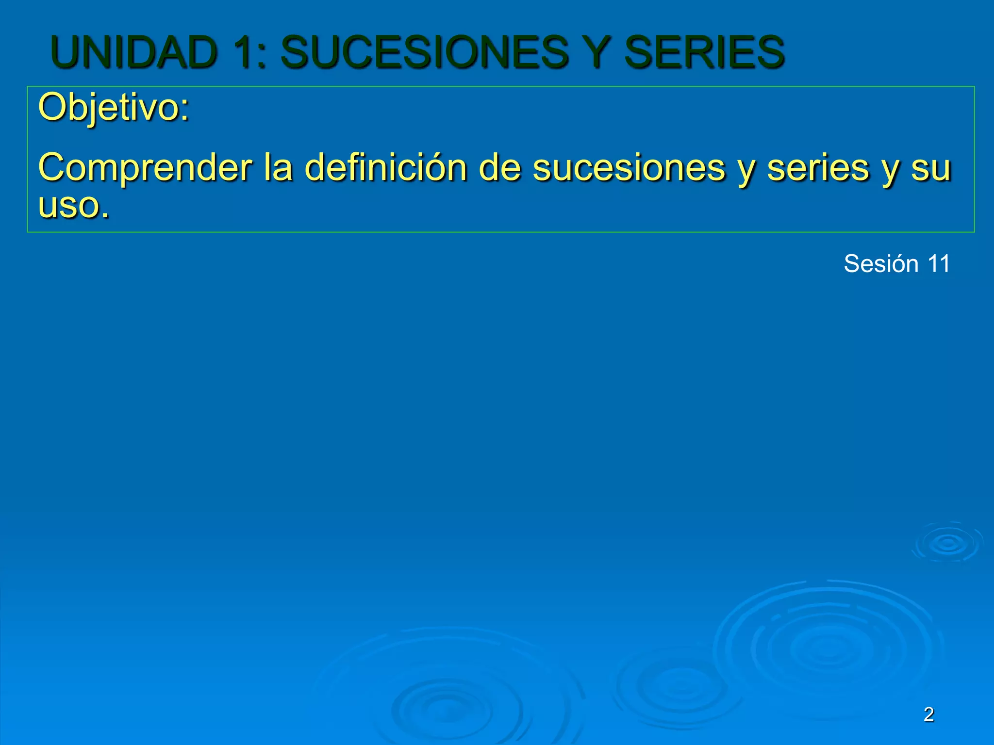 Sucesiones y series | PPT