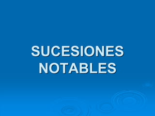 Sucesiones y series | PPTX