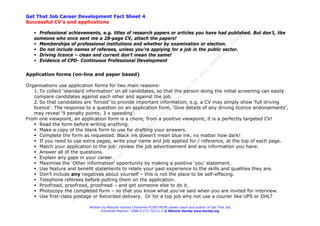 Job Hunt - How to write a winning CV | PPT