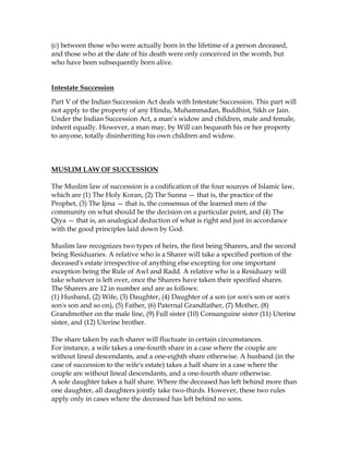 Sucession laws | PDF