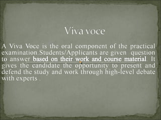 Sucess to interview , Viva Voce | PPT