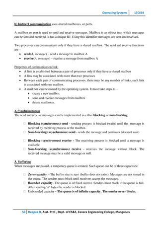 os mod1 notes | PDF