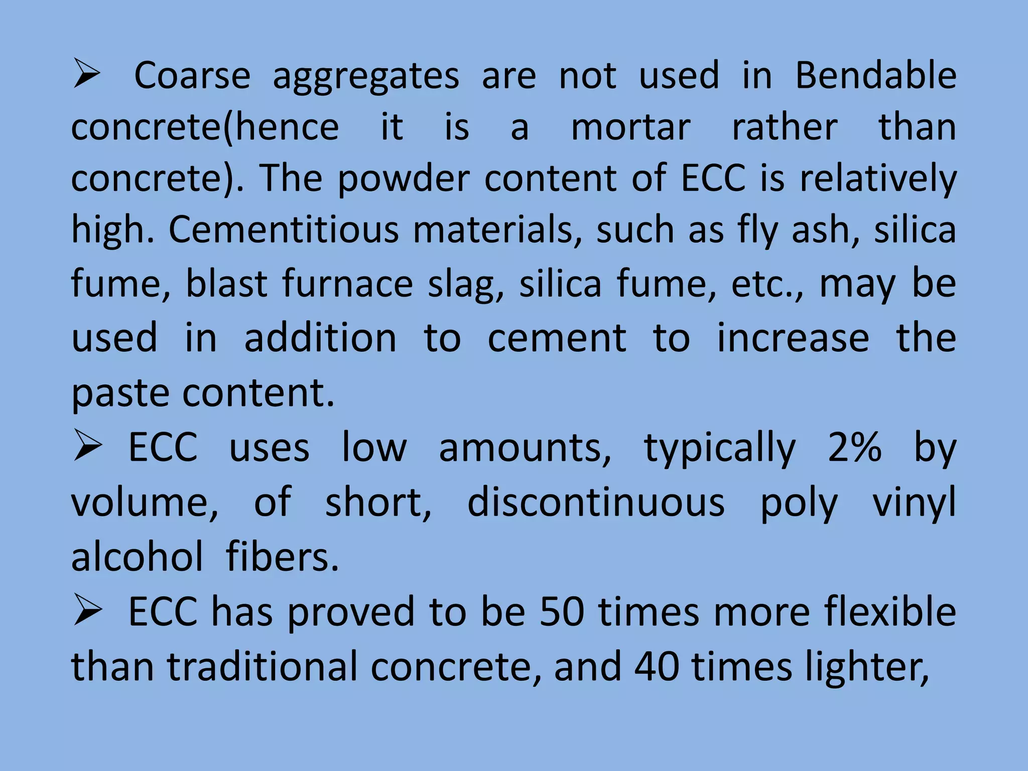 Bendable Concrete | PPTX
