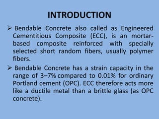 Bendable Concrete | PPTX