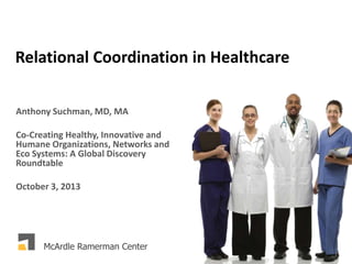 Relational Coordination in Healthcare - Suchman | PPTX
