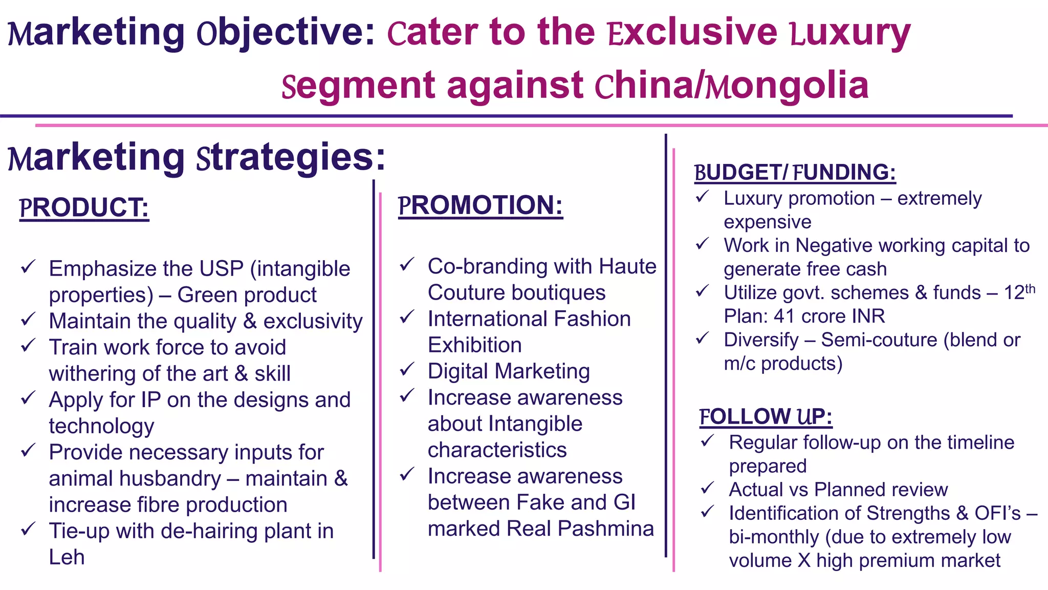 Suchorita mktg plan | PPT