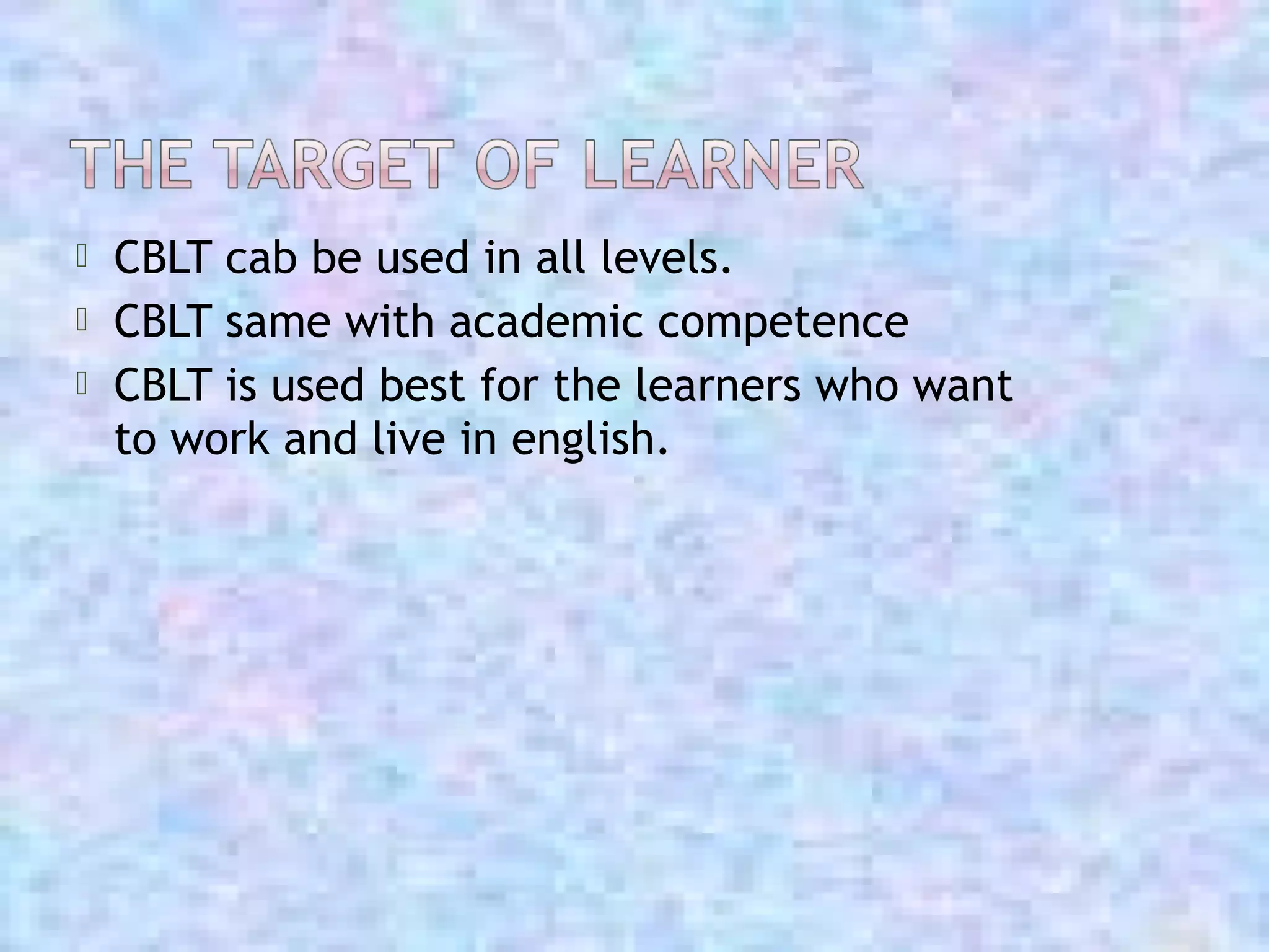 COMPETENCY BASED LANGUAGE TEACHING by Suci khairani | PPT